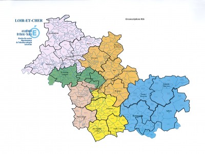 Carte des circonscriptions - SNUipp-FSU